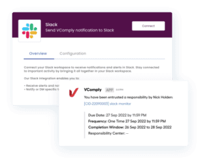 Compliance and Risk Management integrations from VComply