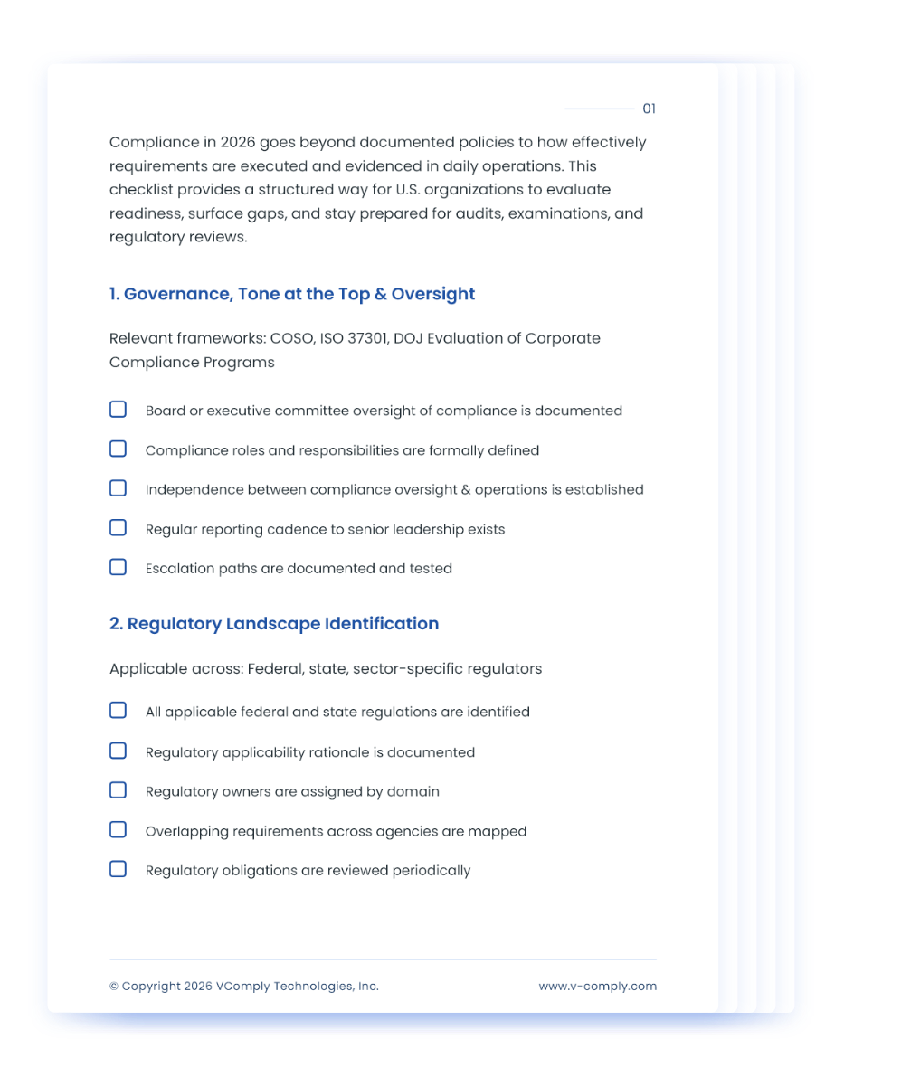 2026 Compliance Readiness Checklist for the Middle East